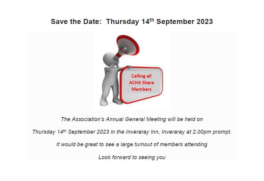 AGM information | ACHA